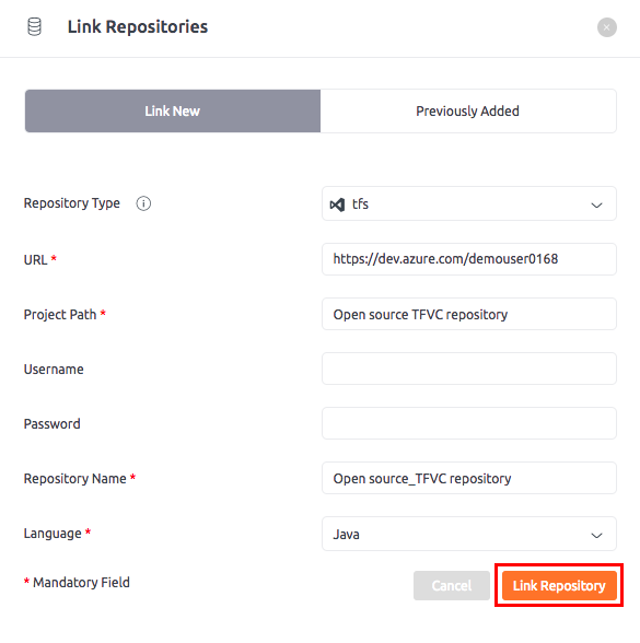Adding cloud TFS repositories to Embold – Embold Help Center
